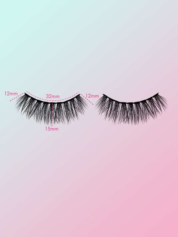 10pairs Full false lashes Segmented 15mm Volumized Eyelashes False ...