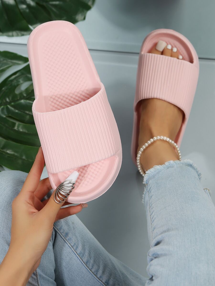 Minimalist Single Band Slides | SHEIN USA