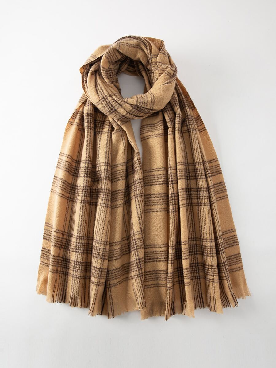 Plaid Pattern Scarf | SHEIN USA
