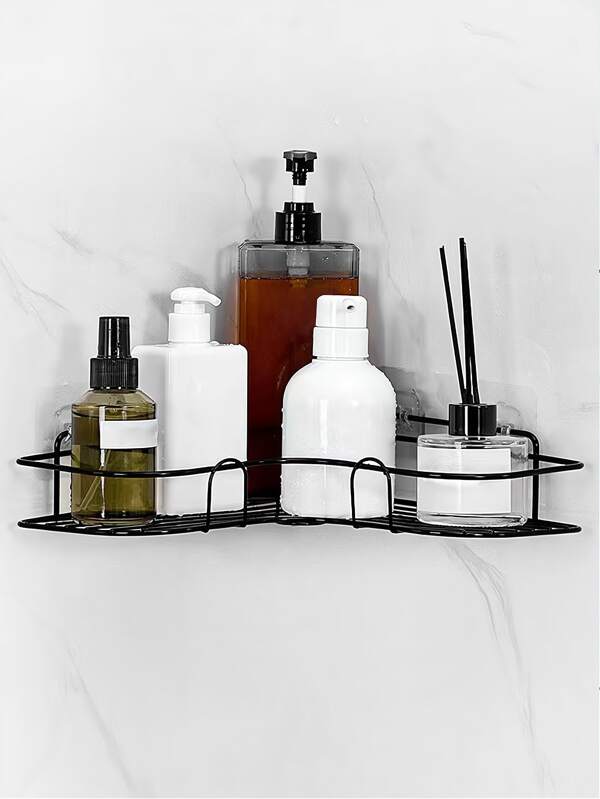 1pc Bathroom Shelf, Shower Caddy Rack, Bathroom Kitchen No Punching ...