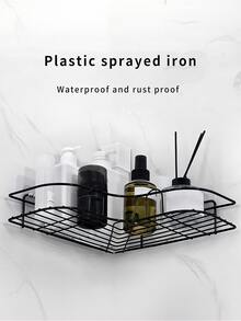 1pc Bathroom Shelf, Shower Caddy Rack, Bathroom Kitchen No Punching ...