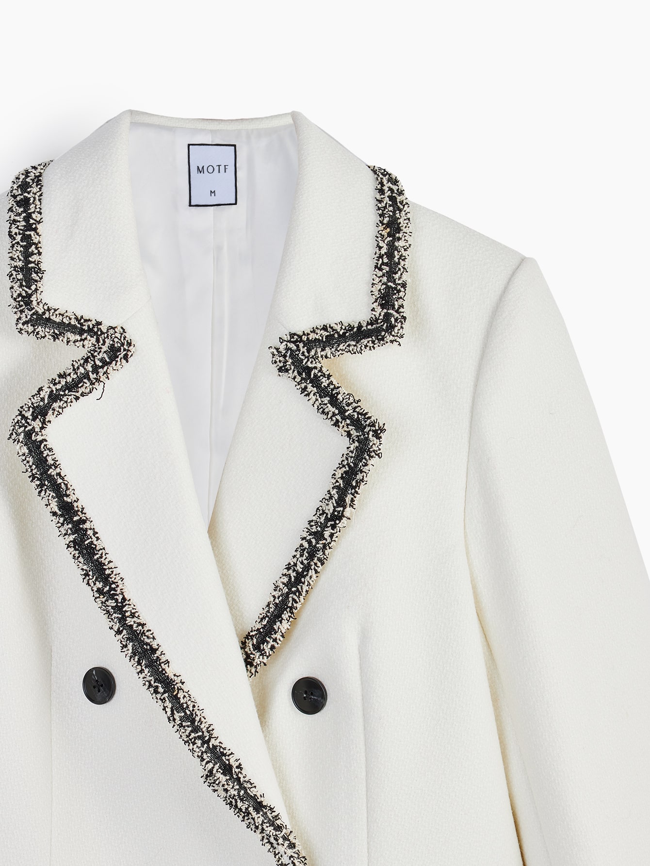 MOTF PREMIUM VISCOSE CONTRAST BINDING OVERSIZED BLAZER | SHEIN EUR