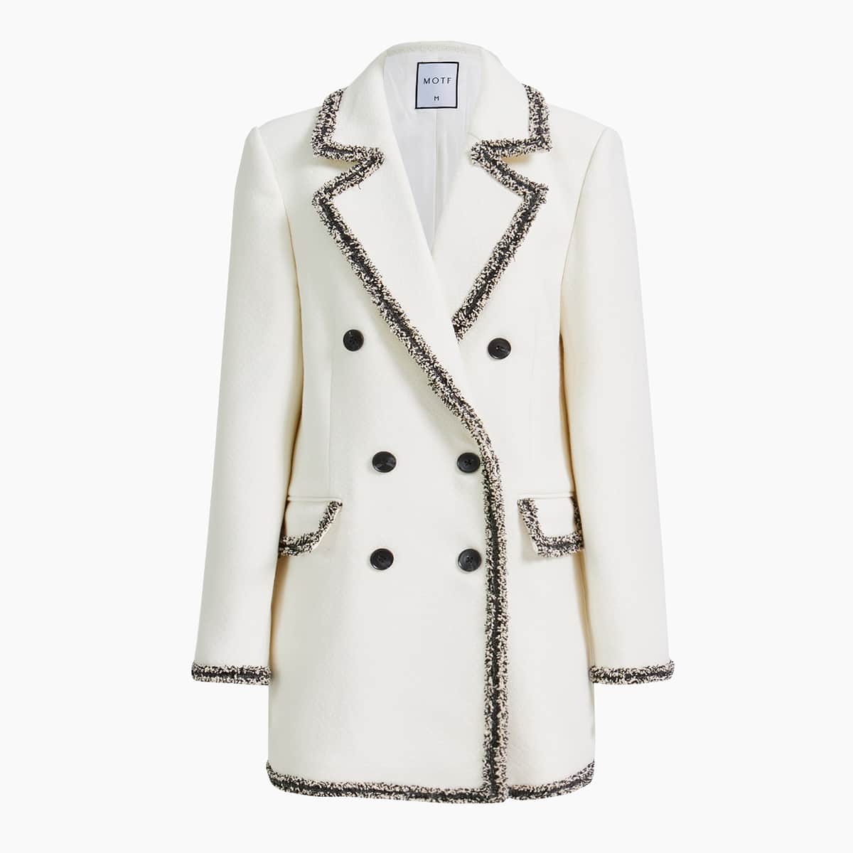 MOTF PREMIUM VISCOSE CONTRAST BINDING OVERSIZED BLAZER | SHEIN EUR