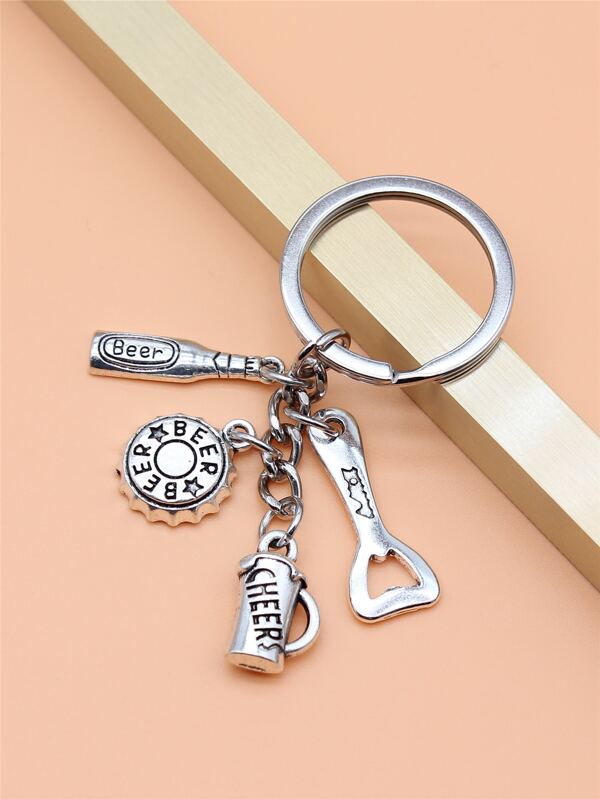 Beer Charm Keychain | SHEIN USA