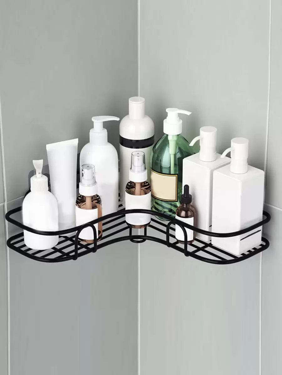 1pc Bathroom Corner Storage Rack With Random Sticker | SHEIN USA