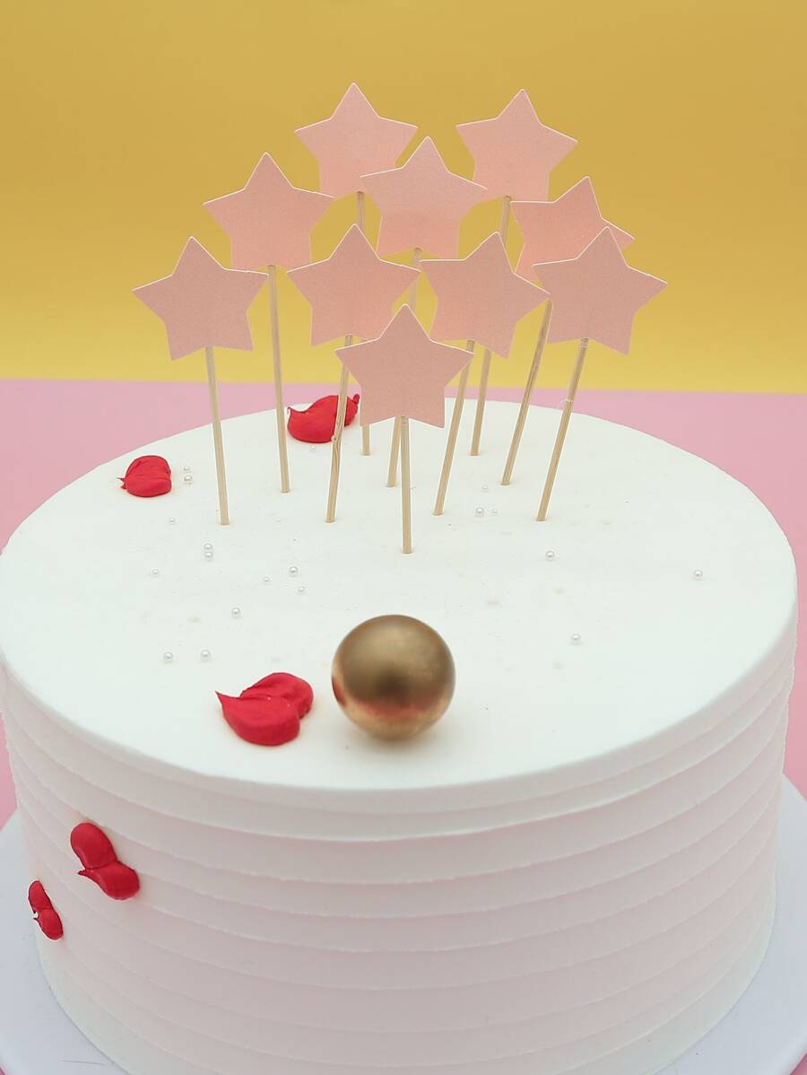 10pcs Star Decor Cake Topper | SHEIN USA