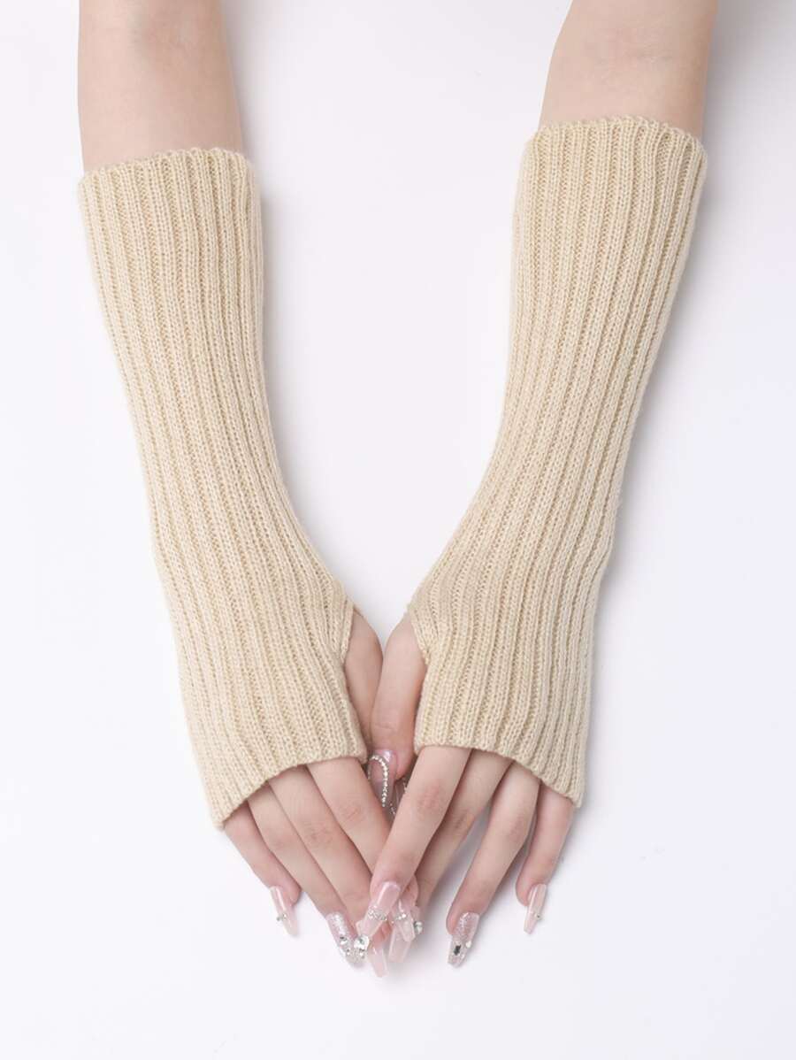 Solid Fingerless Gloves | SHEIN USA