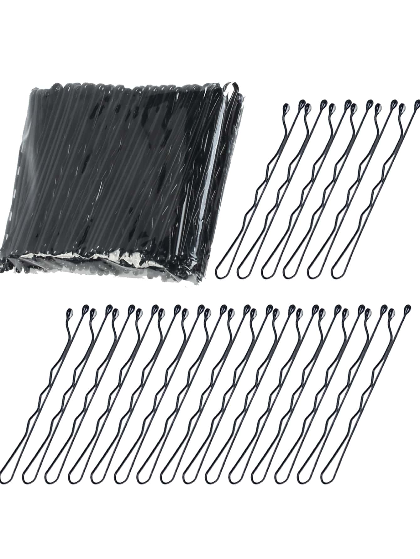 100PCS 2Inches Hair Pins Kit Hair Clips Secure Hold Bobby Pins Hair ...