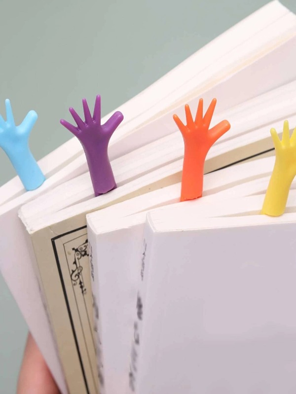 4pcs Hand Design Bookmark | SHEIN USA