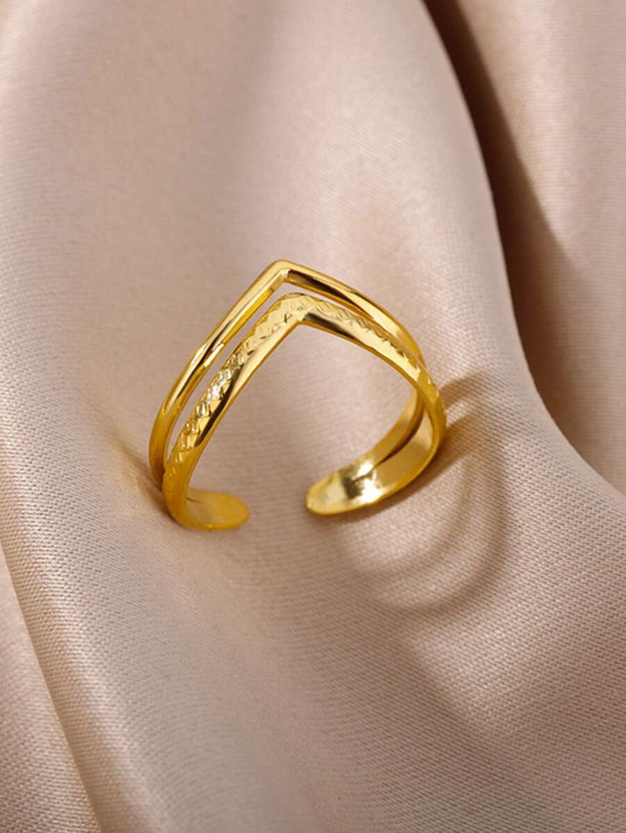 Hollow Out Cuff Ring | SHEIN USA
