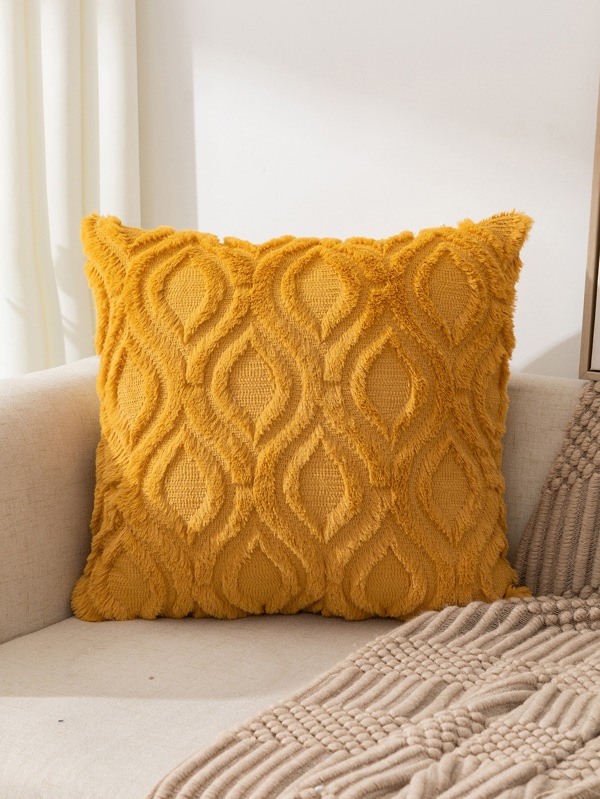 1pc Geometric Tufted Cushion Cover Without Filler | SHEIN UK