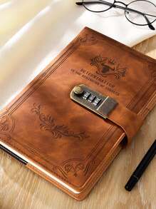 1pc Vintage Design Cover Notebook | SHEIN USA