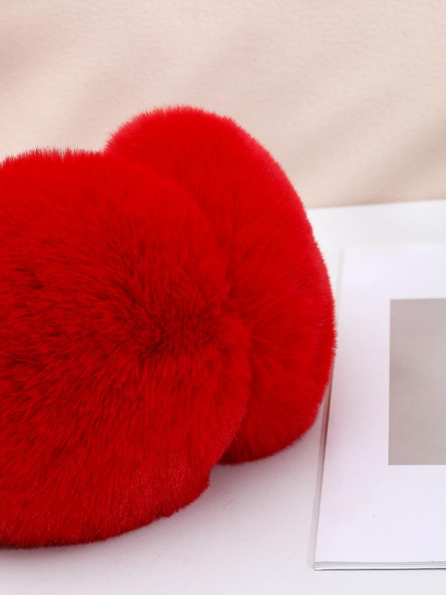 Horns Decor Fuzzy Earmuffs | SHEIN USA