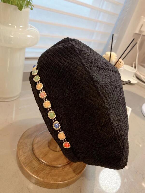 Bead Decor Beret | SHEIN USA