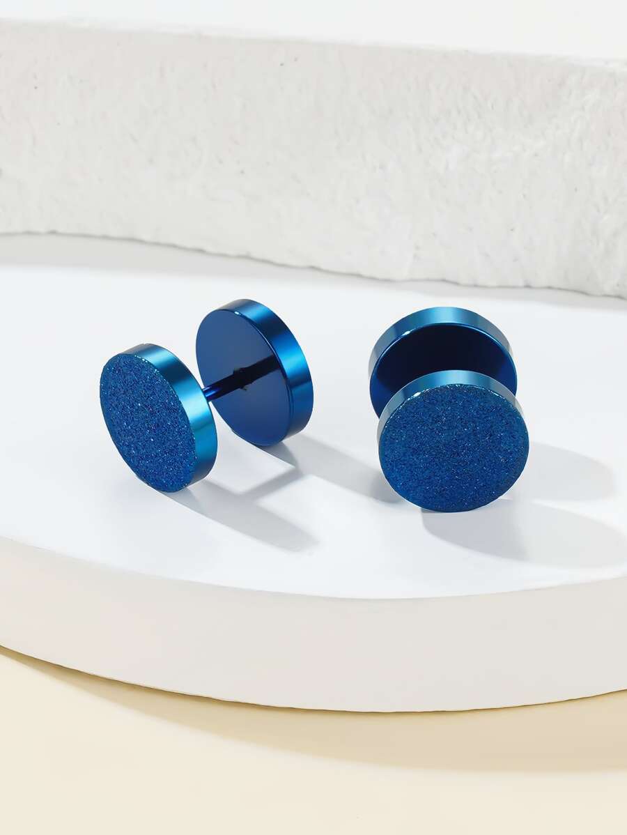 Men Round Stud Earrings | SHEIN USA