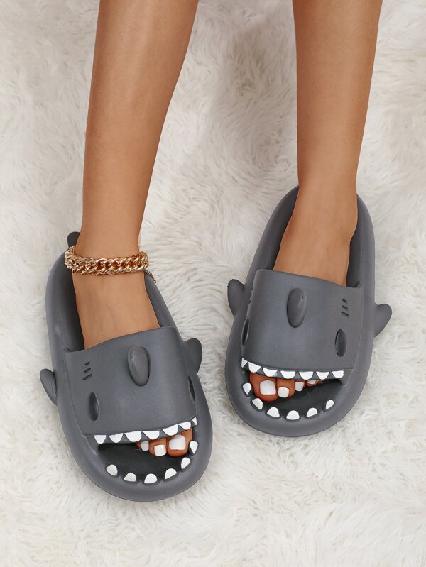 Shark Design Single Band Slides | SHEIN USA