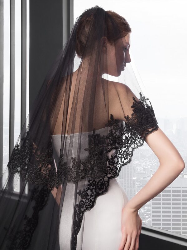 Floral Embroidered Bridal Veil | SHEIN UK