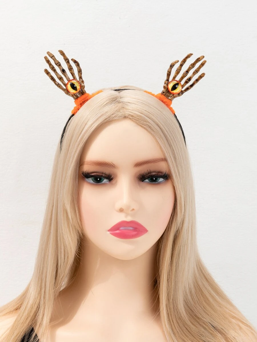 Eye Detail Skeleton Hand Decor Costume Headband | SHEIN USA