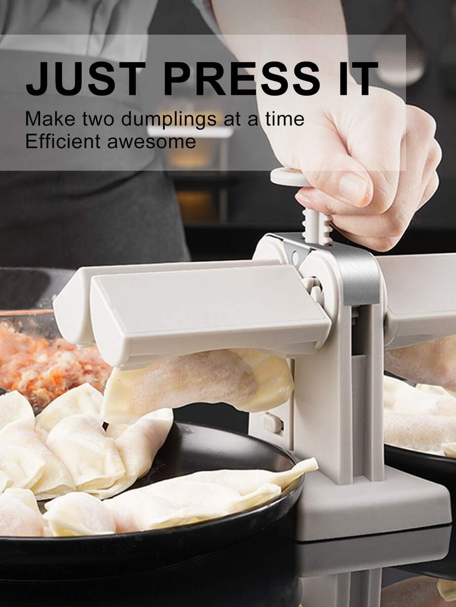 1pc Automatic Dumpling Mold, Large Household Double Head Automatic ...