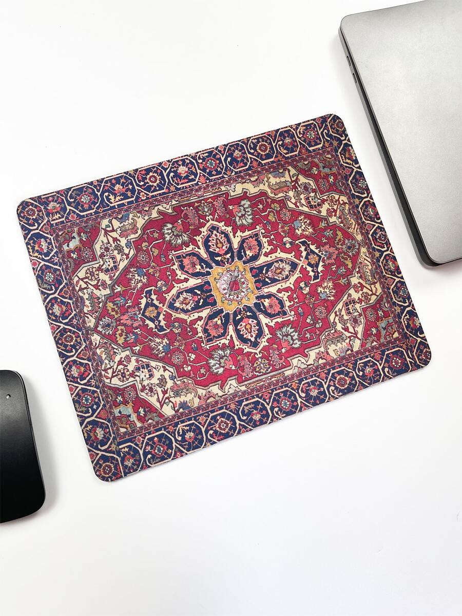 Flower Print Mouse Pad, Desk Mouse Pad | SHEIN USA