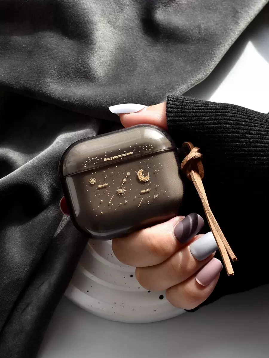 1pc Creative Galaxy, Meteor, Minimalist Black & Golden Moon Design ...