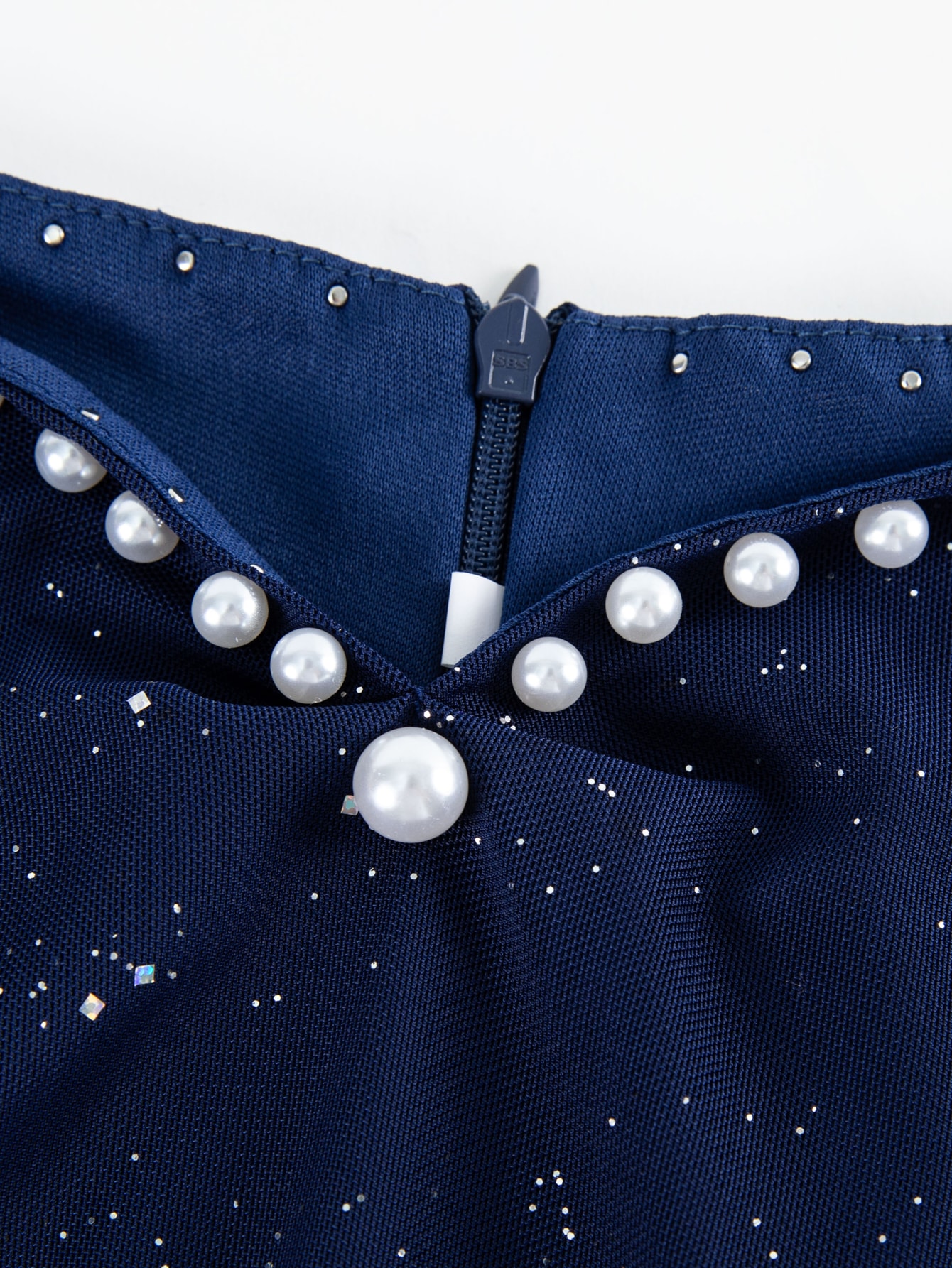 Joyfunear Pearls Beaded Off Shoulder Bodycon Dress Shein Uk