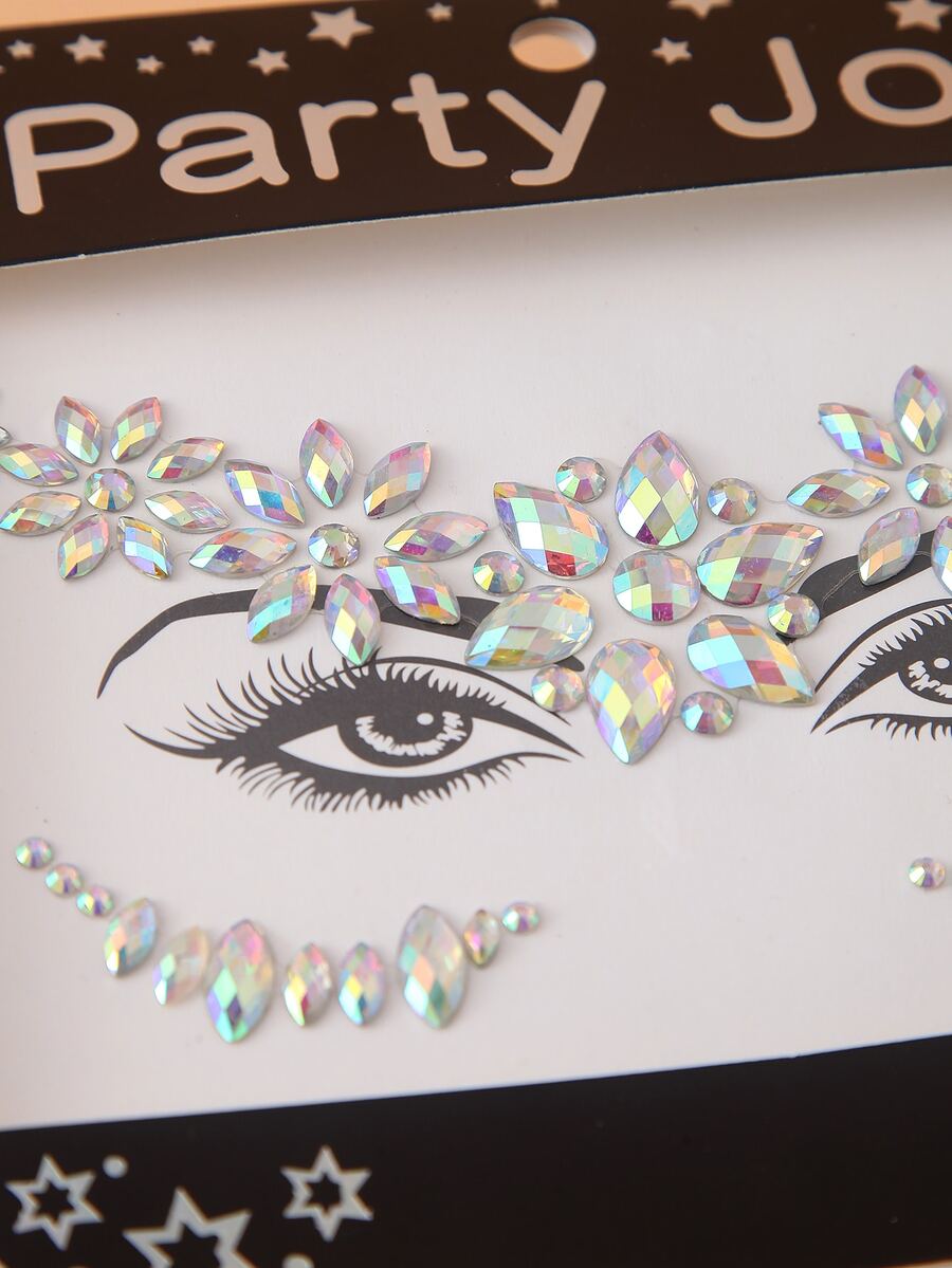 Party Joy 2Pcs 3D Body Stickers Hair Stickers Eye Corner Stickers Face ...