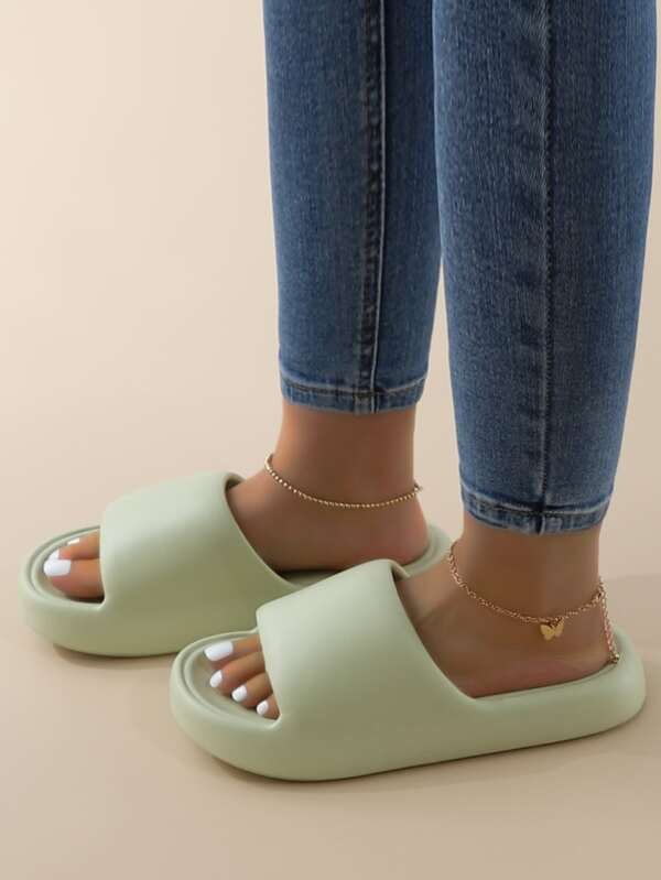 Minimalist Single Band Slides | SHEIN USA