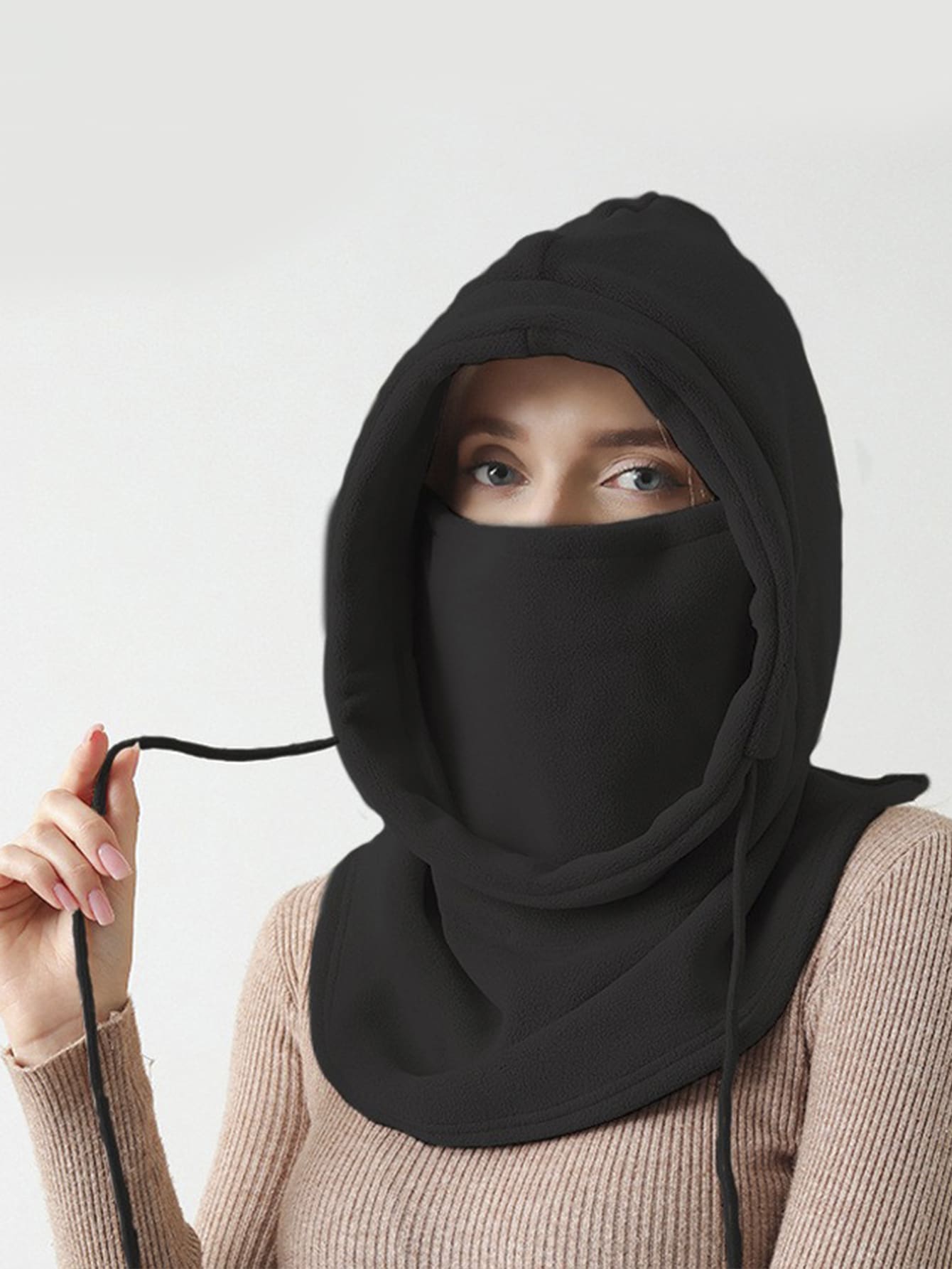 1pc Ski Mask Thermal Fleece Balaclava Ski Face Mask for Cold Weather ...