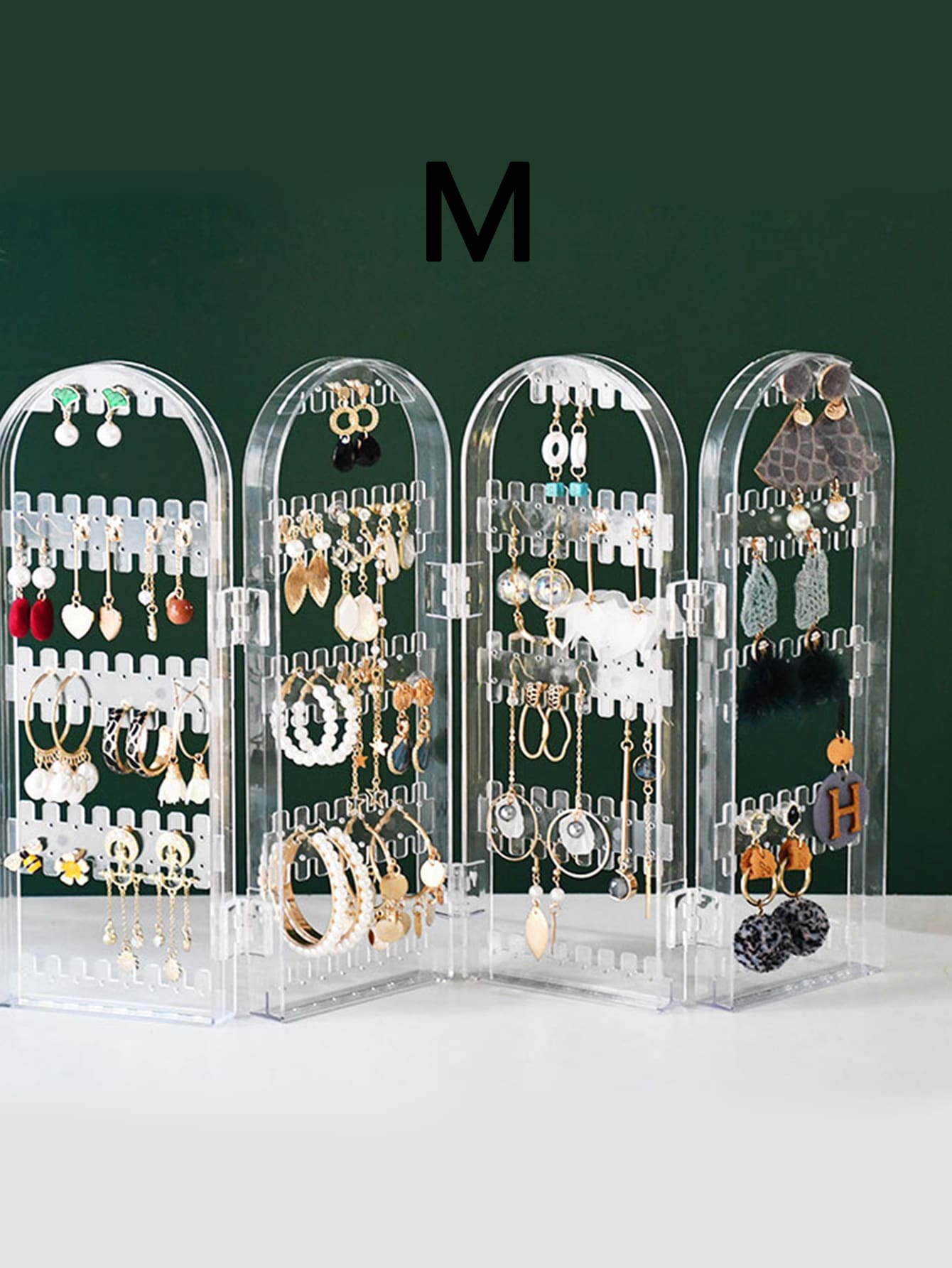 360 Rotating (S&M Can't Rotating) Earrings Holder Jewelry Organizer ...