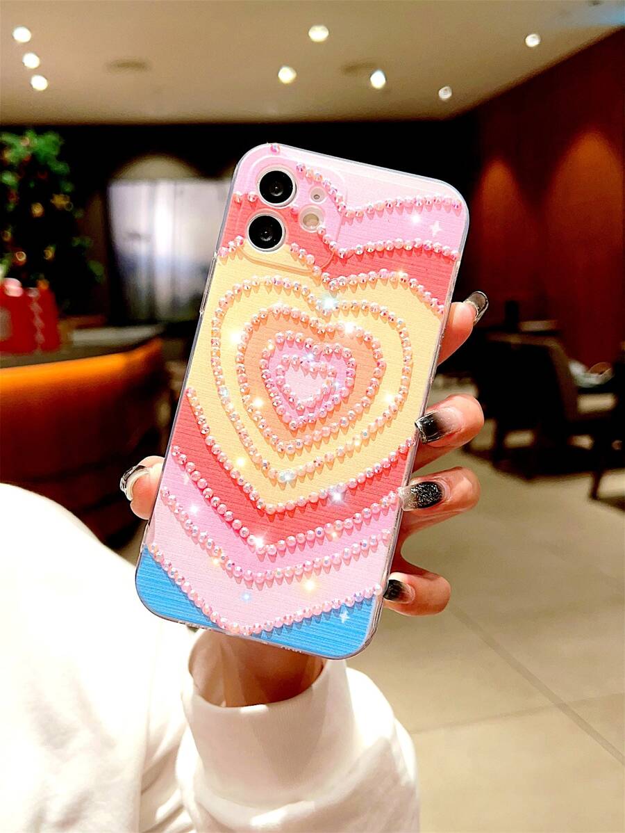Heart Pattern Phone Case | SHEIN USA