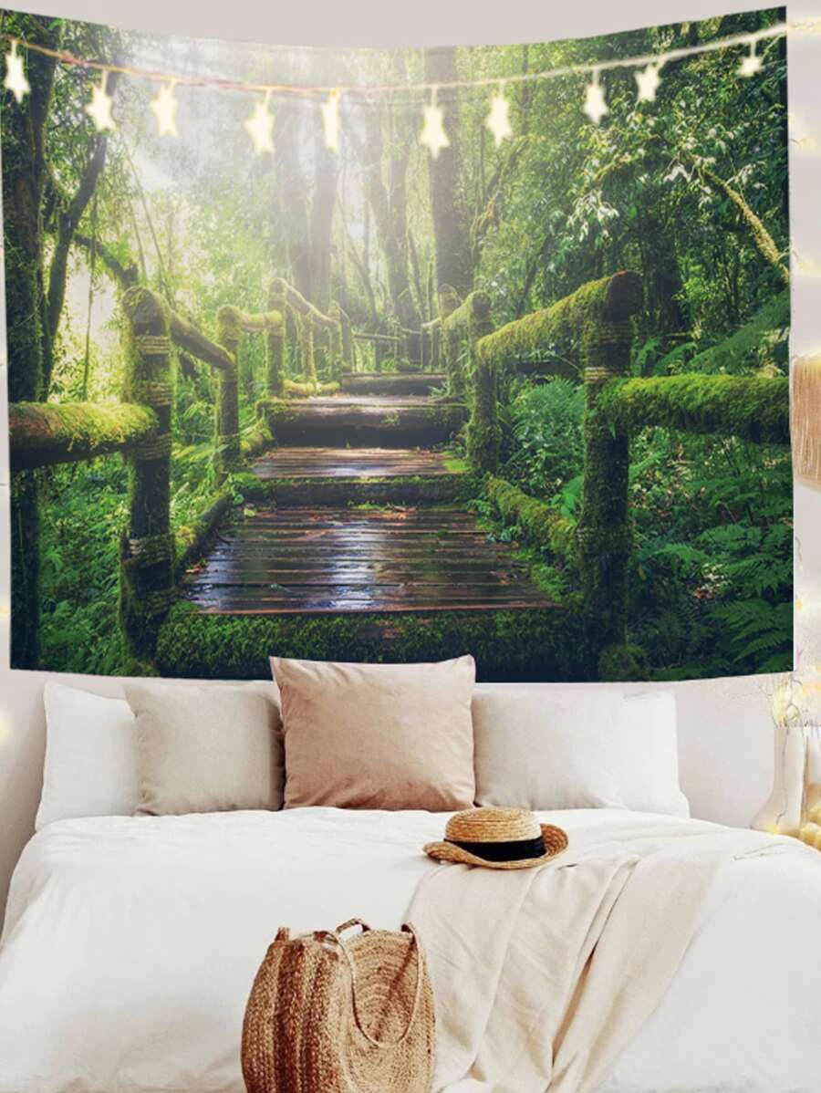 Landscape Pattern Decorative Tapestry | SHEIN USA