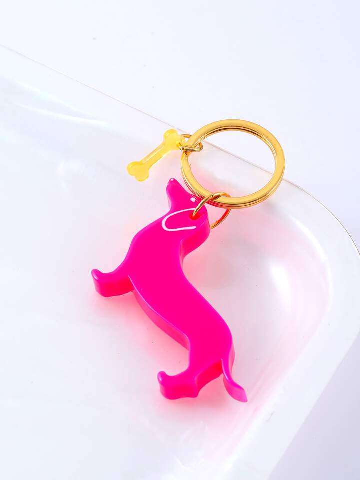 Pink Dog Bone Cartoon