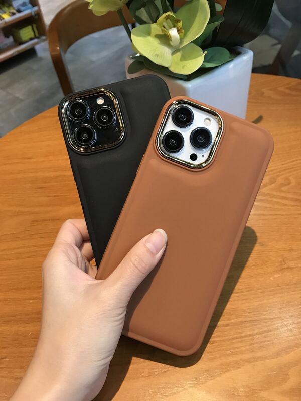 2pcs Plain Phone Case | SHEIN USA