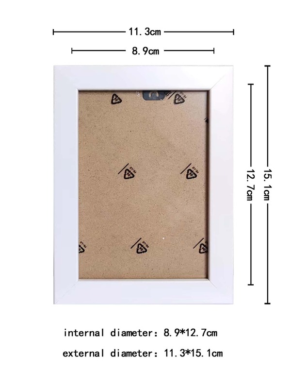 6pcs/set Creative Simple Photo Frame Wall, Including 5in,6in,7in,8in ...