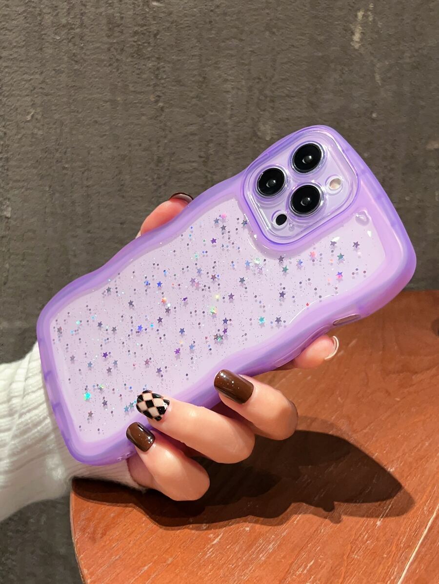 Glitter Clear Phone Case | SHEIN USA
