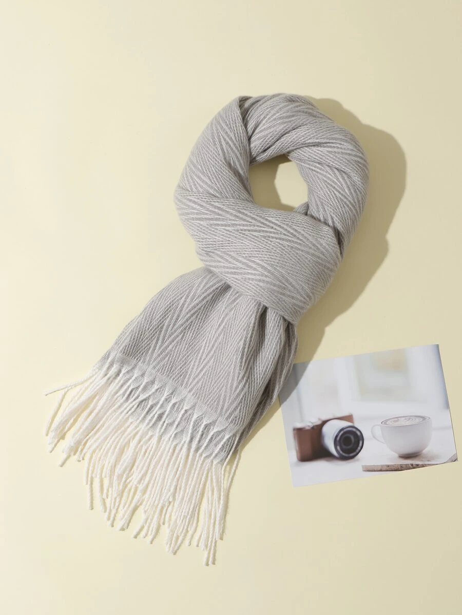 Fringe Trim Scarf | SHEIN USA