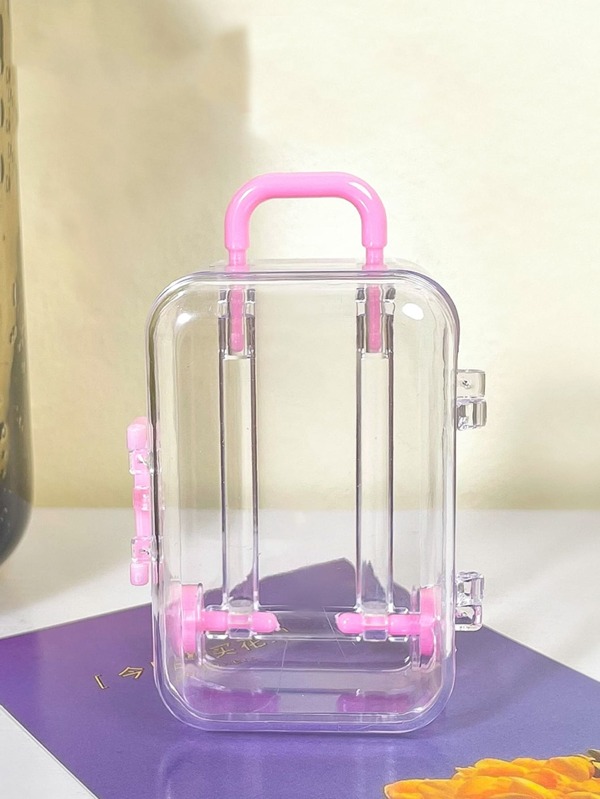 1pc Draw Bar Box Design Clear Jewelry Storage Box, Simple Clear Plastic ...
