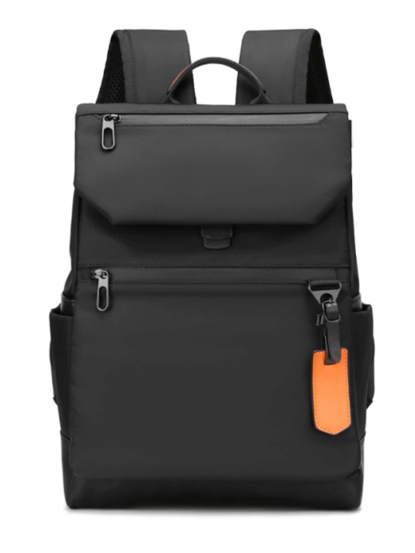 Men Zip Front Laptop Backpack | SHEIN USA