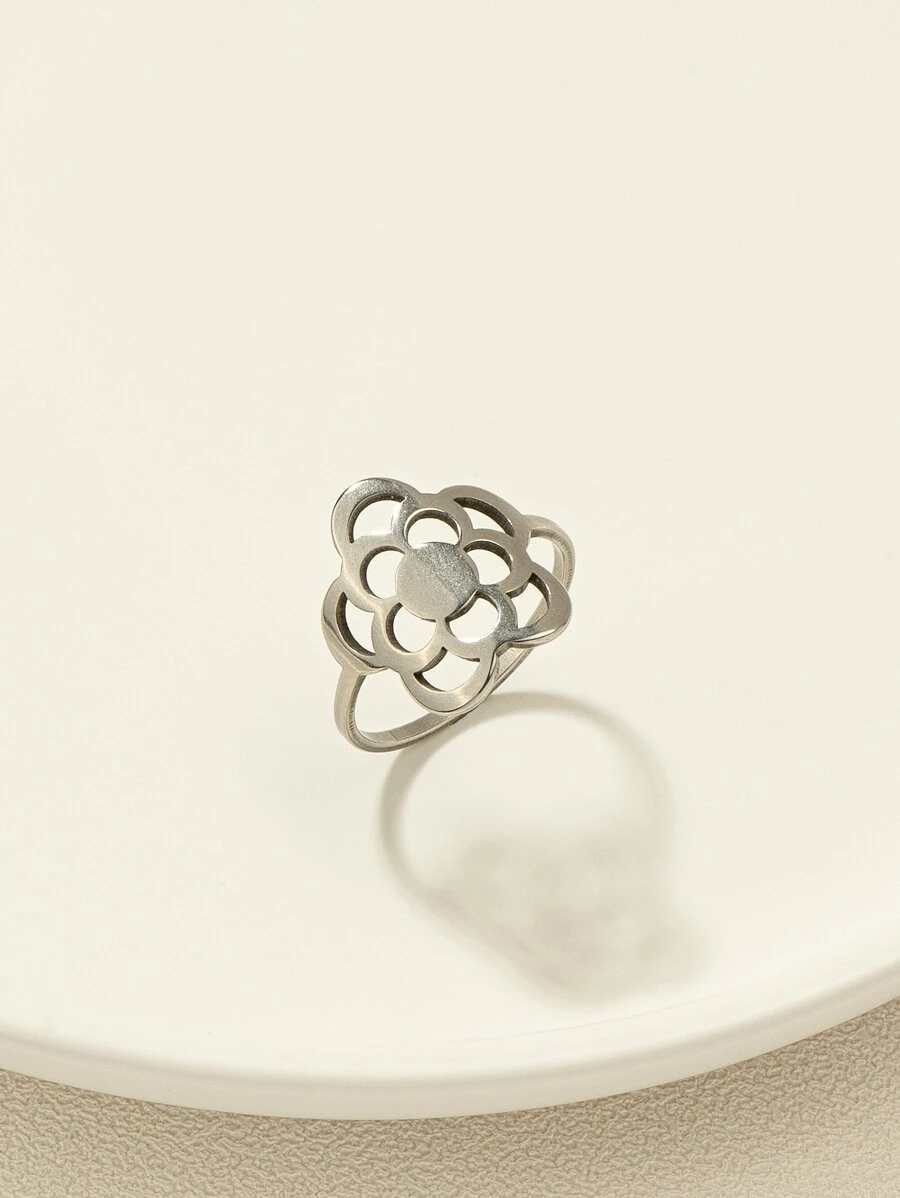 Flower Decor Ring | SHEIN USA