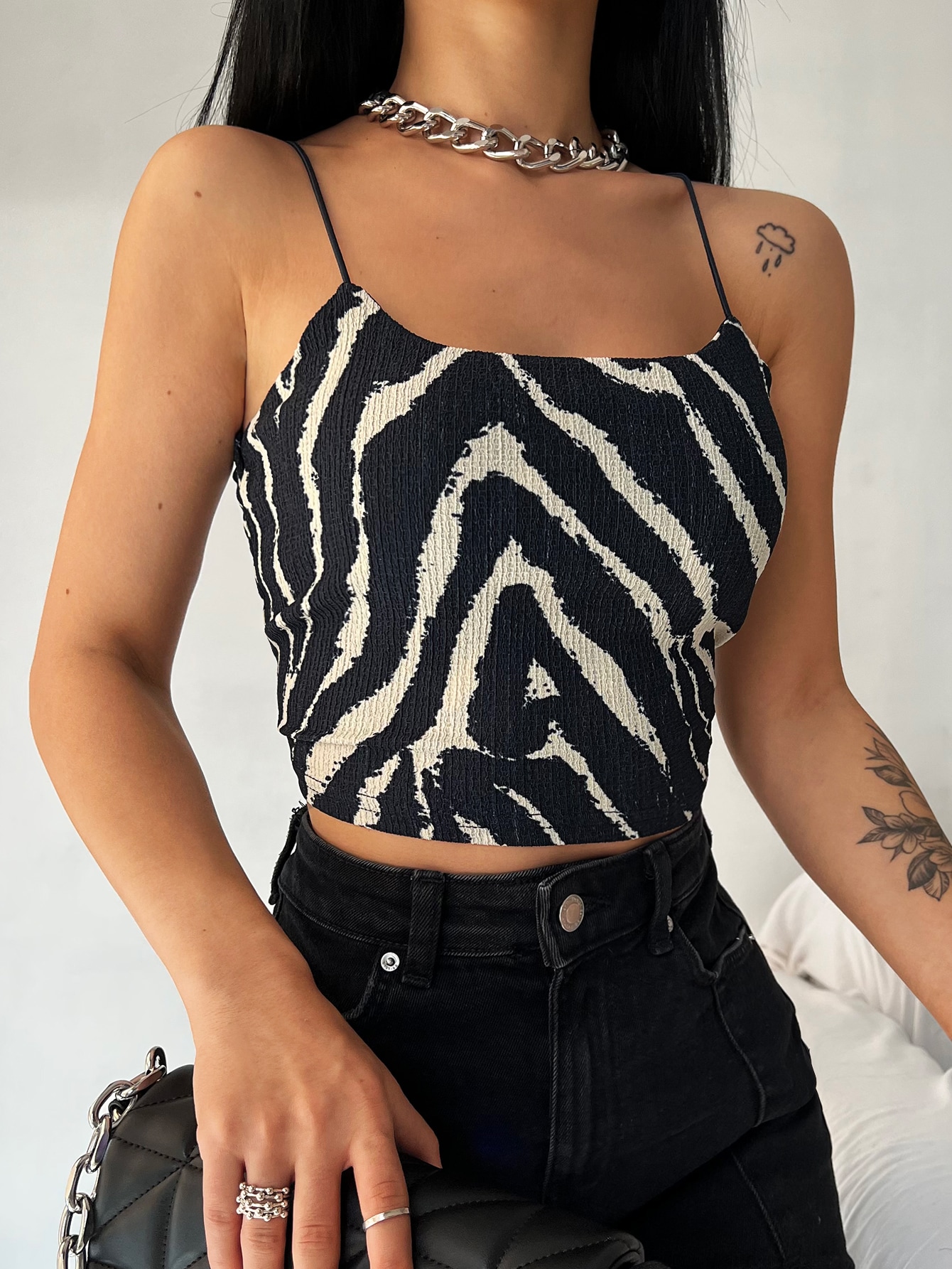 Casual Zebra print Dames tank tops & cami's | SHEIN Nederland