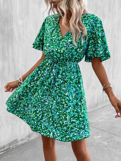 Search Butterfly Print Dress Shein Uk