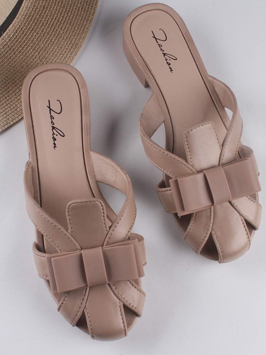 Cut Out Slide Sandals | SHEIN USA