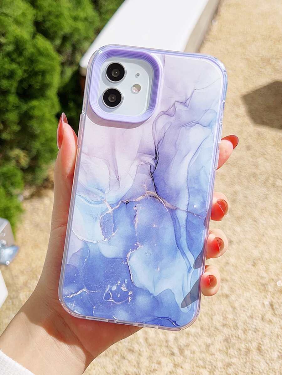 Marble Pattern Phone Case | SHEIN USA