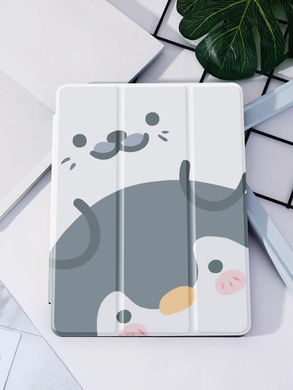 Cartoon Penguin Print Case Compatible With iPad | SHEIN UK