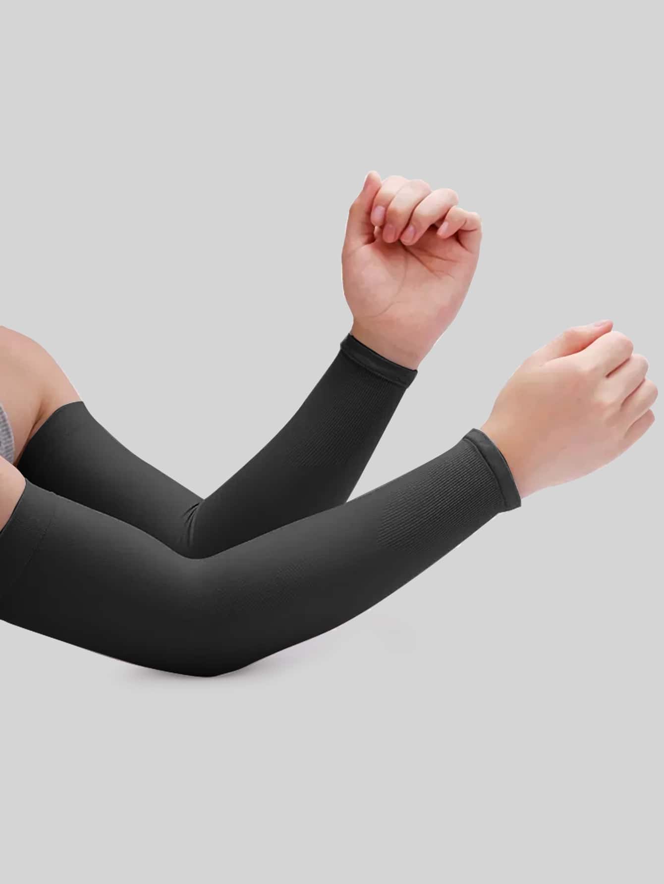 Sun Protective Anti UV 1pair Solid Sun-Protection Arm Sleeves | SHEIN USA