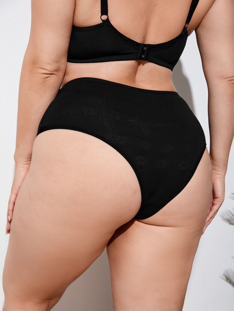 Plus Solid Simple Panty | SHEIN USA