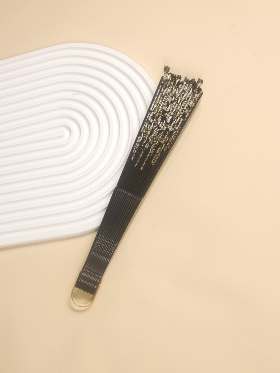 Scroll Pattern Costume Fan | SHEIN USA