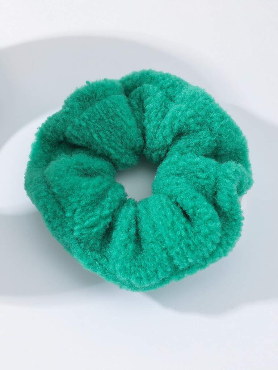 Solid Fluffy Scrunchie | SHEIN USA