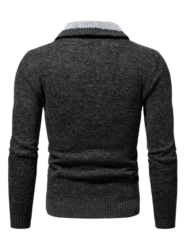 Manfinity Homme Men Marled Knit Quarter Zipper Sweater | SHEIN USA